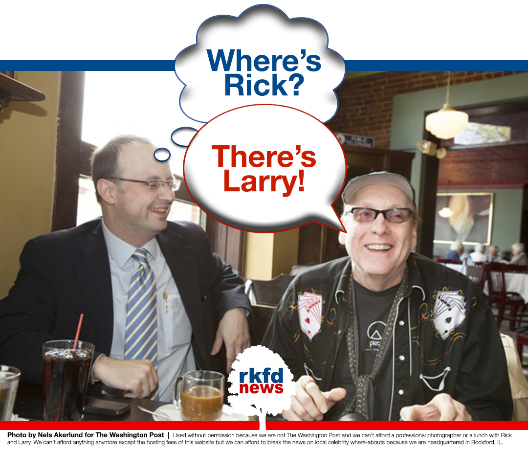 Where’s Rick? There’s Larry! | #1 – RKFDNews | Be The Solution, Do Good ...